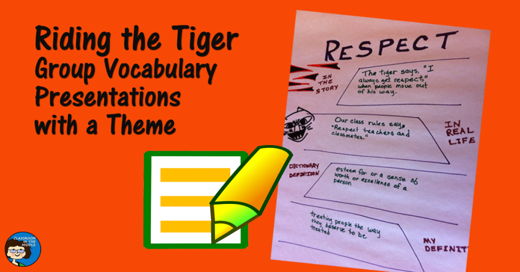Riding the Tiger – Group Vocabulary Presentations with a Theme