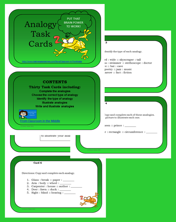 Solving Seven Types of Analogies