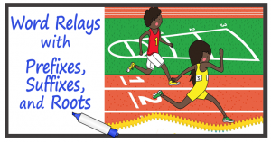 Word Relays with Prefixes, Suffixes, and Roots