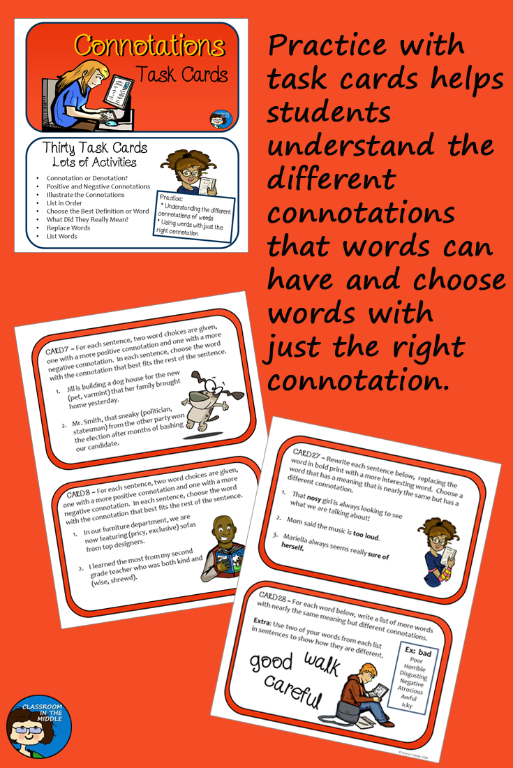 Teaching Connotations and Denotations