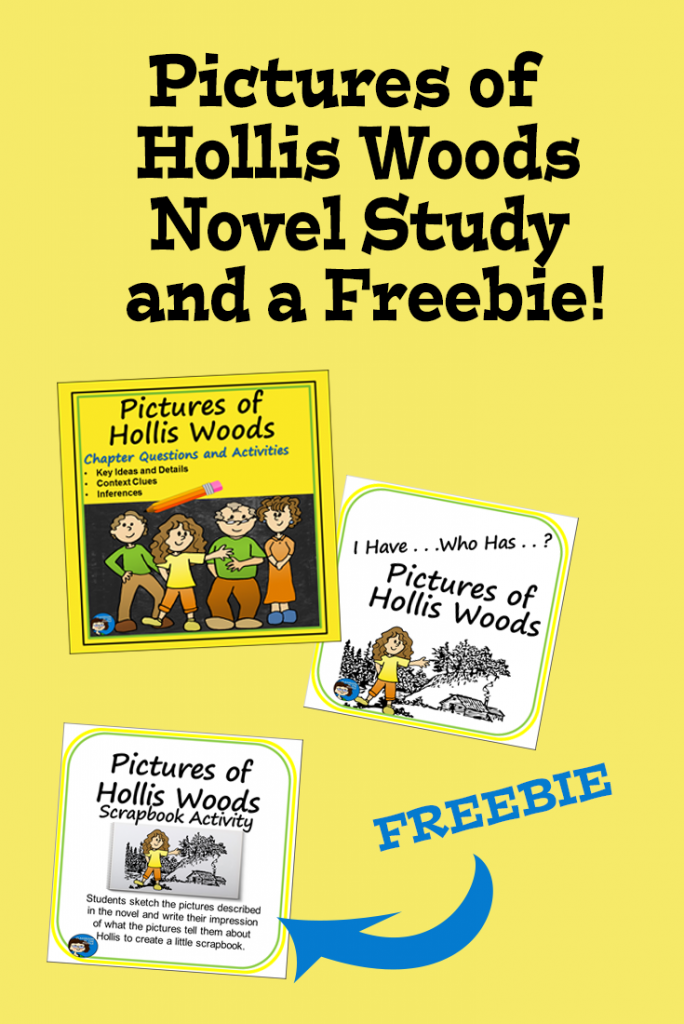 Pictures of Hollis Woods Novel Study and a Freebie!