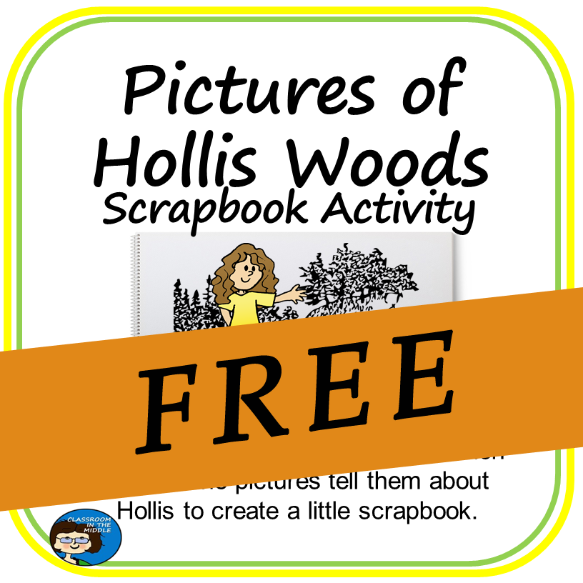 Pictures of Hollis Woods Novel Study and a Freebie!