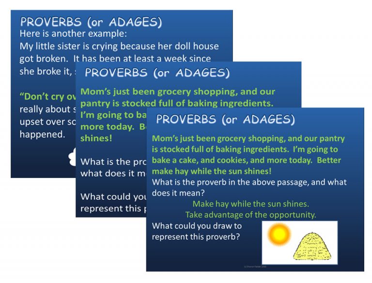 Teaching Idioms, Proverbs, and Adages