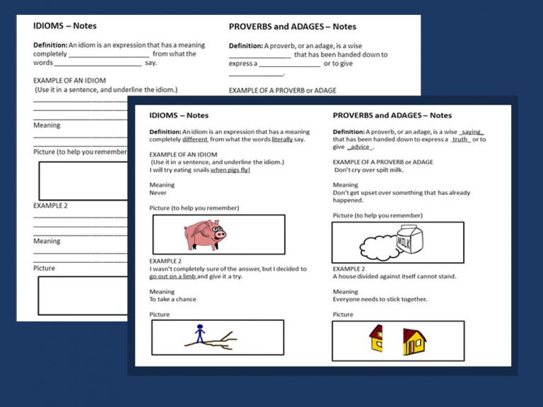 Teaching Idioms, Proverbs, and Adages