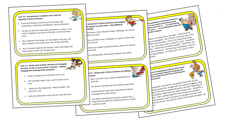 Revising- Quick Practice on Specific Skills