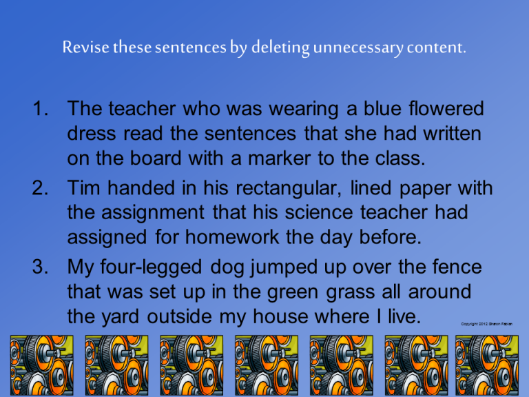 The Writing Process – Again?