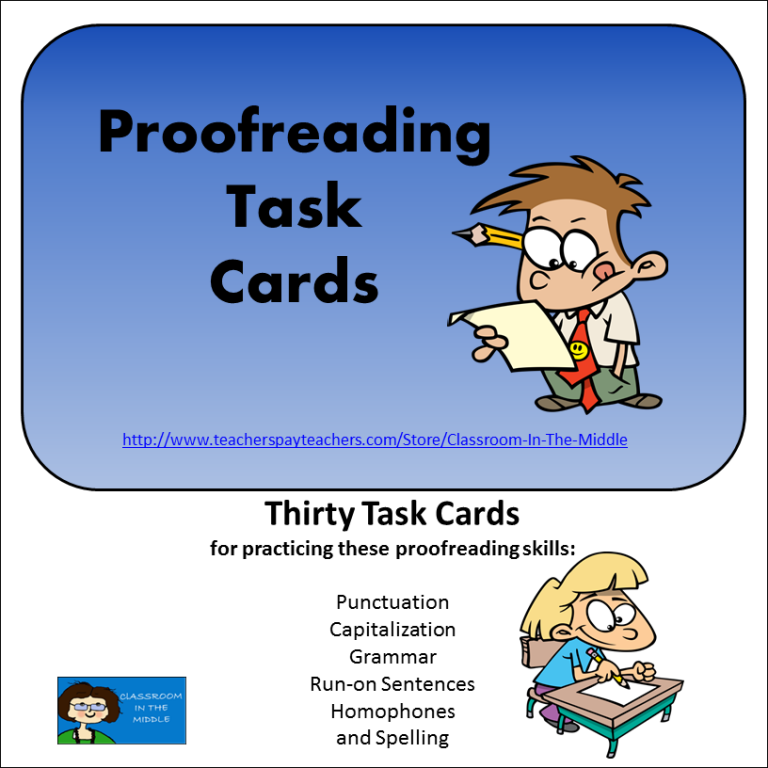 Proofreading – Improving Their Skills