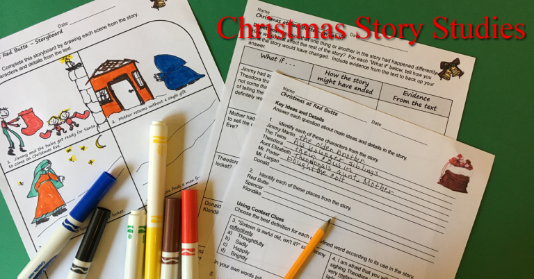 Christmas Story Studies, and a Holiday Freebie