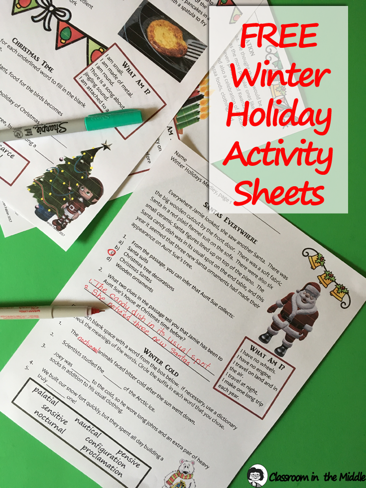 Christmas Story Studies, and a Holiday Freebie