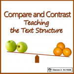Compare and Contrast – Teaching the Text Structure