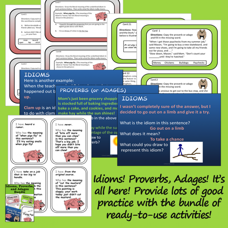 What to Do with Idioms, Proverbs, and Adages