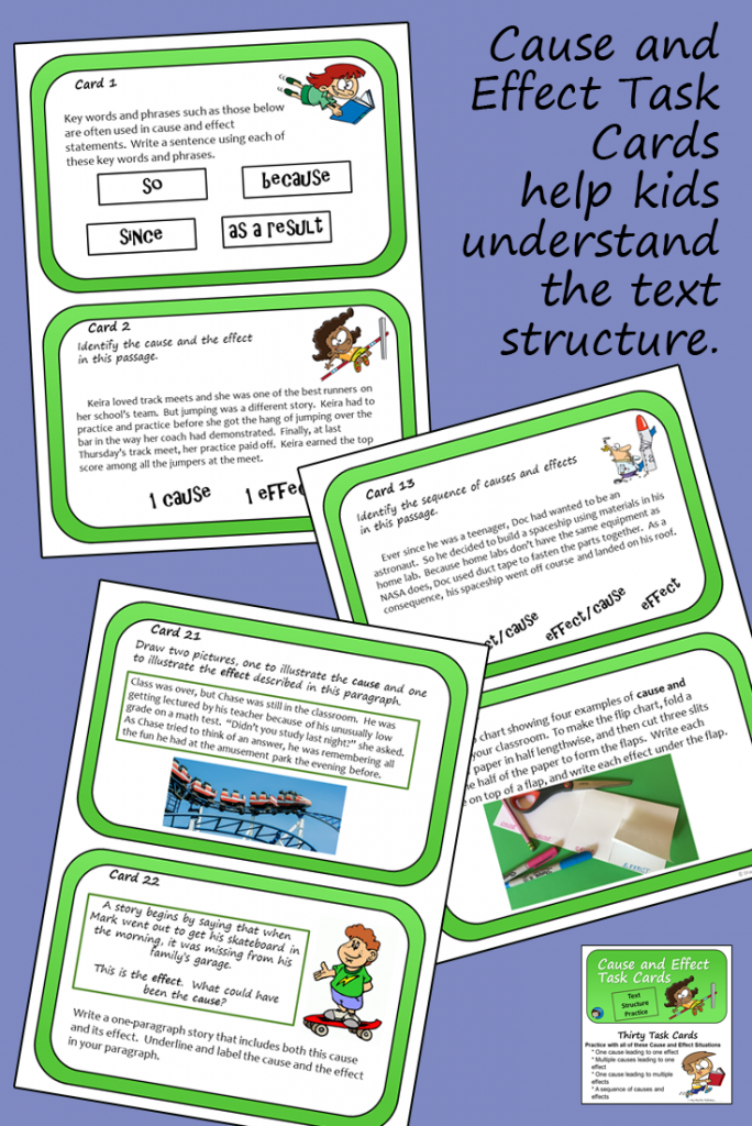 Cause and Effect – Teaching the Text Structure