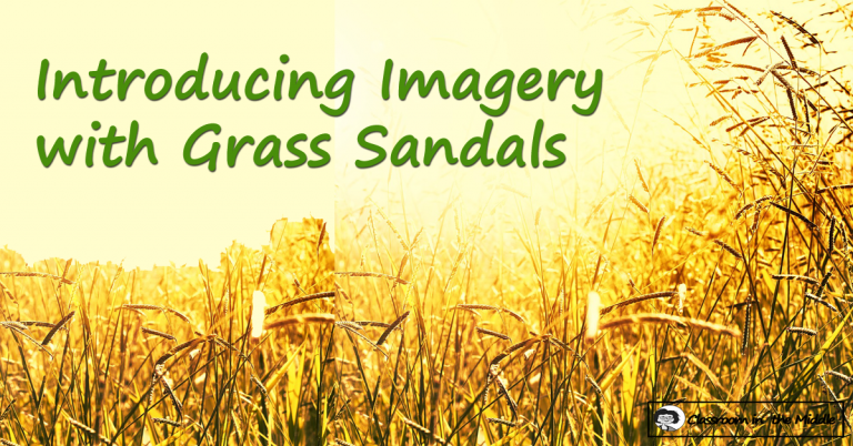 Introducing Imagery with Grass Sandals