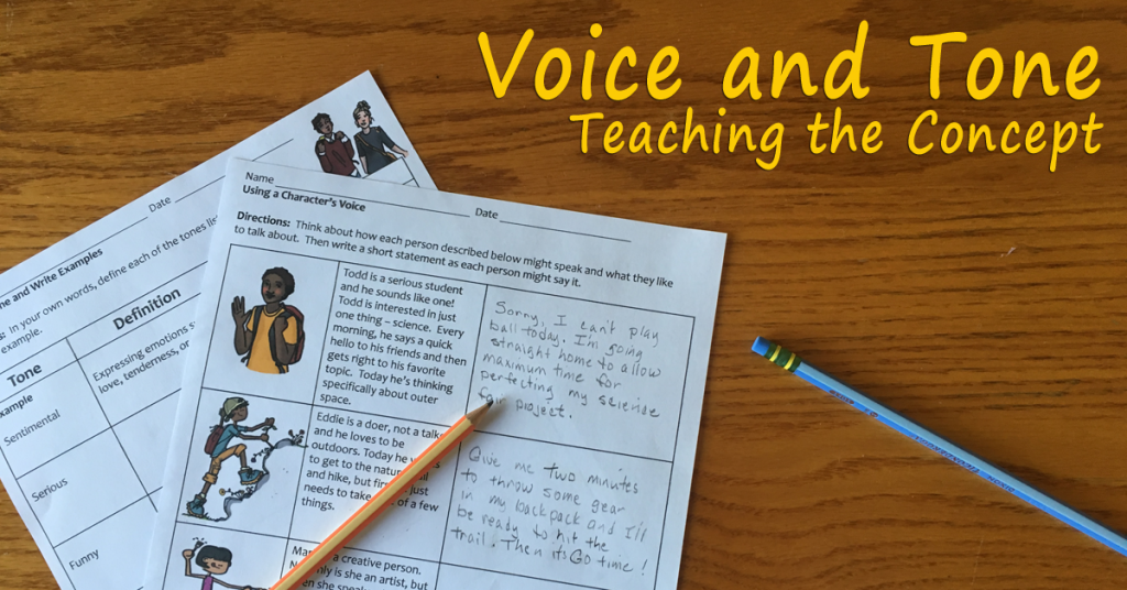 Voice and Tone – Teaching the Concept
