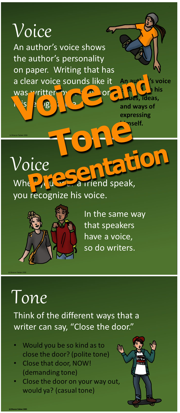 Voice and Tone – Teaching the Concept