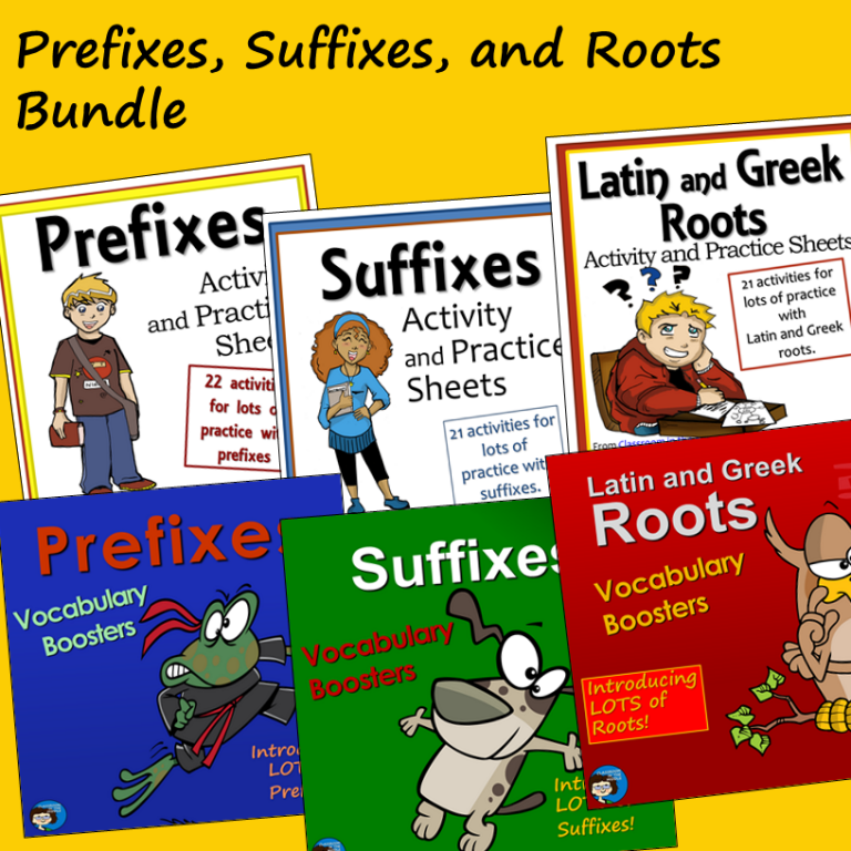 Affixes and Roots – Free Anchor Charts
