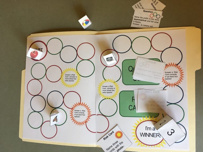 Fold, Cut, Color Code, and Play (and Practice Those Prefixes and ...