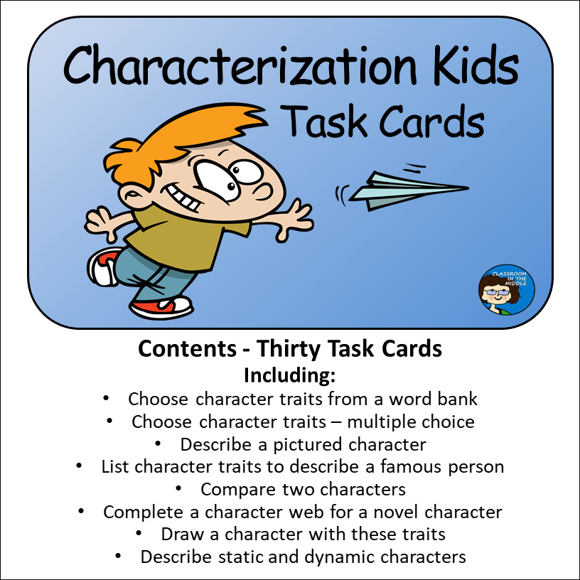 Characterization – Teaching the Skills and Character Traits