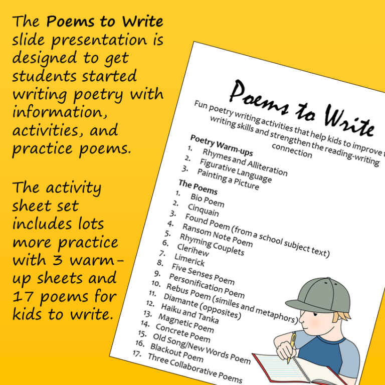 Poems for Kids to Write