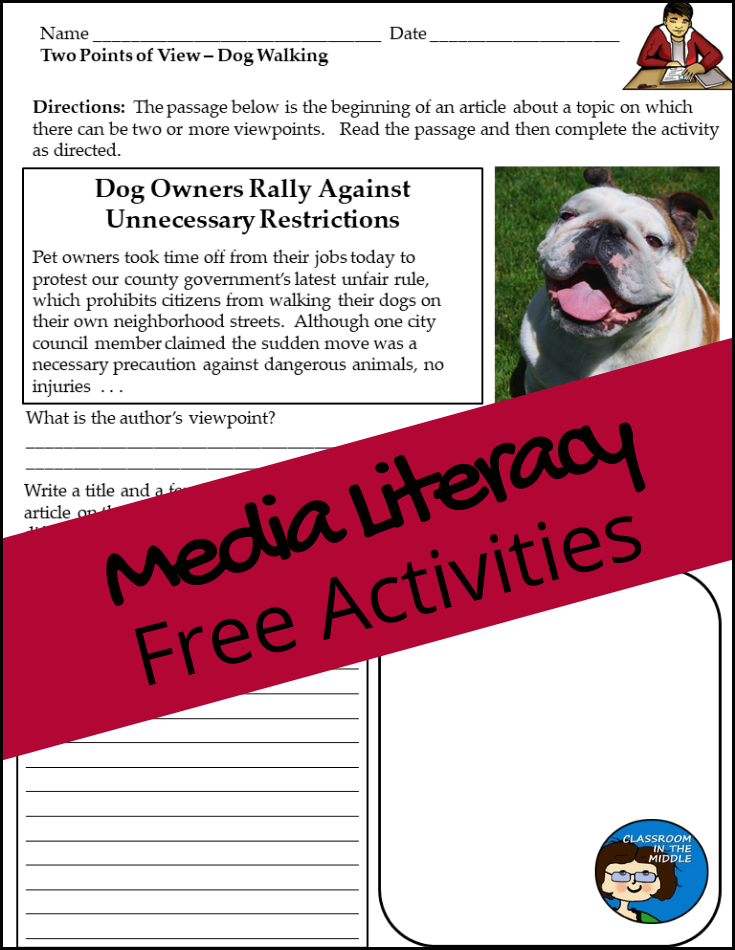 Media Literacy for Middle Grade Teachers