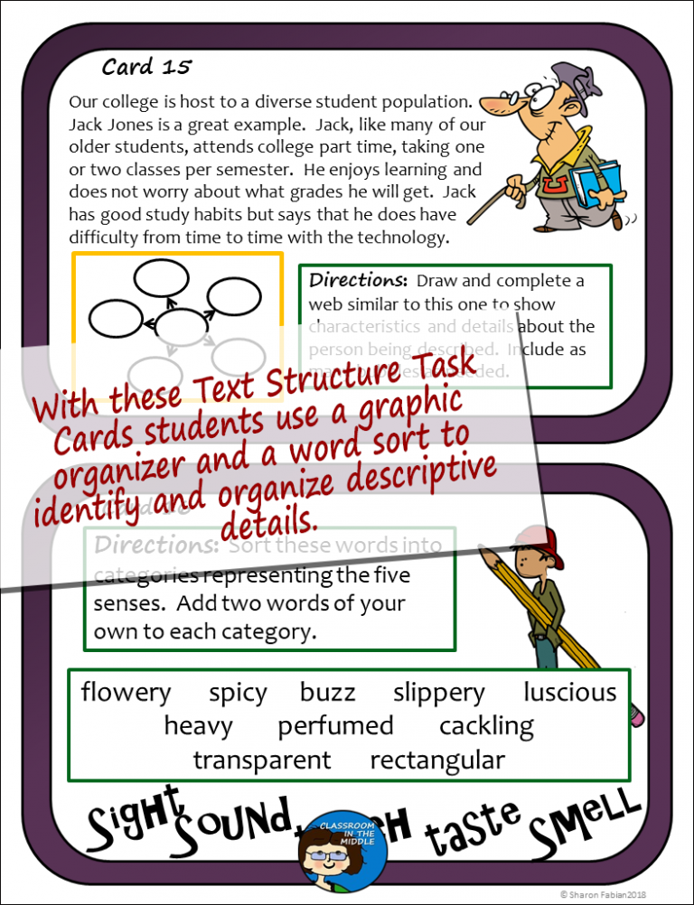 Descriptive Text Structure and Revising – Pairing Reading and Writing ...