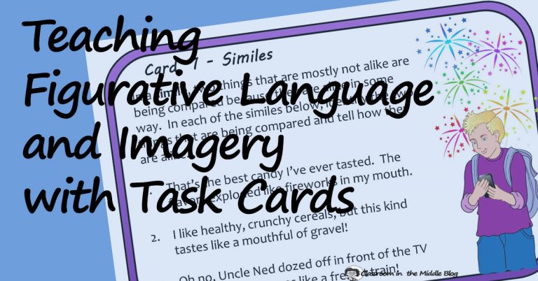 Teaching Figurative Language and Imagery with Task Cards