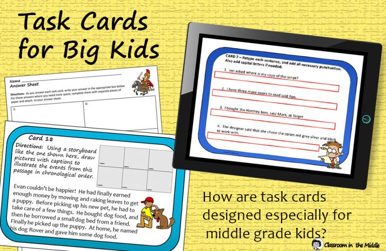 Task Cards for Big Kids