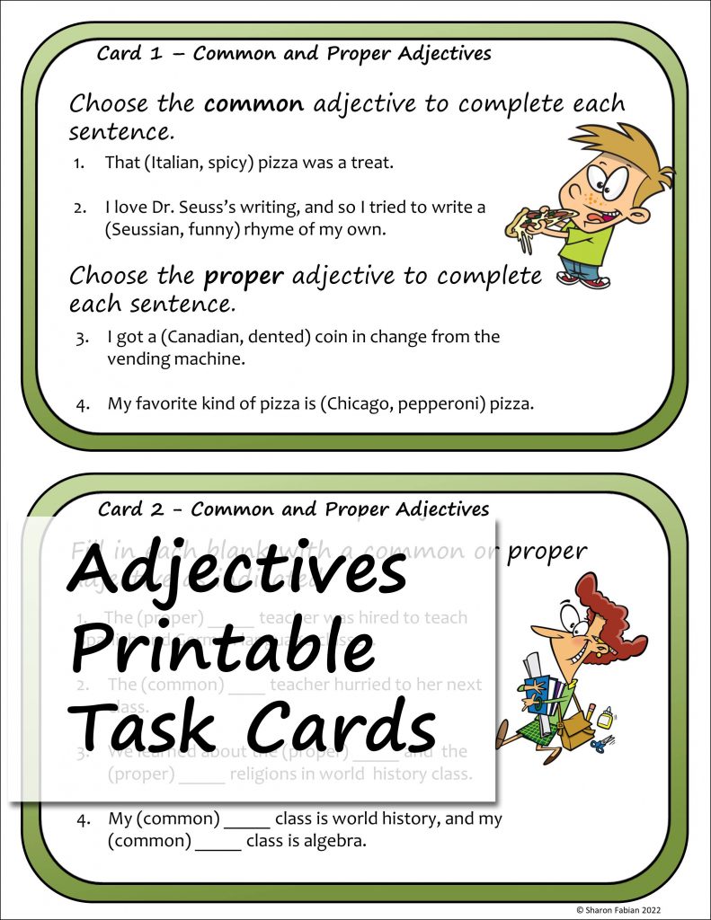 Adjectives for Big Kids