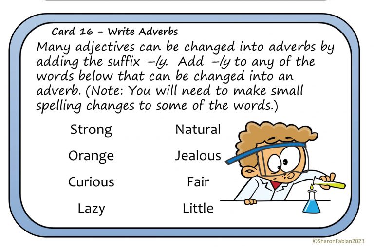 Adverbs for Big Kids