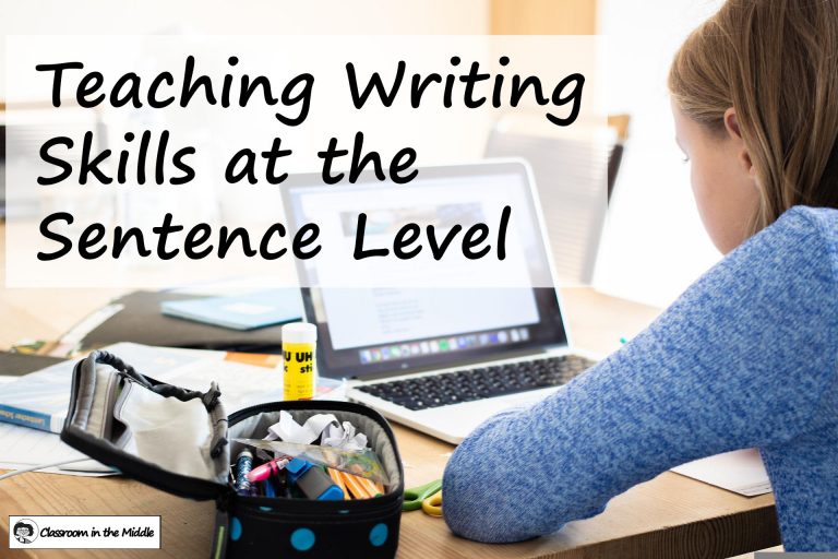 Teaching Writing Skills at the Sentence Level
