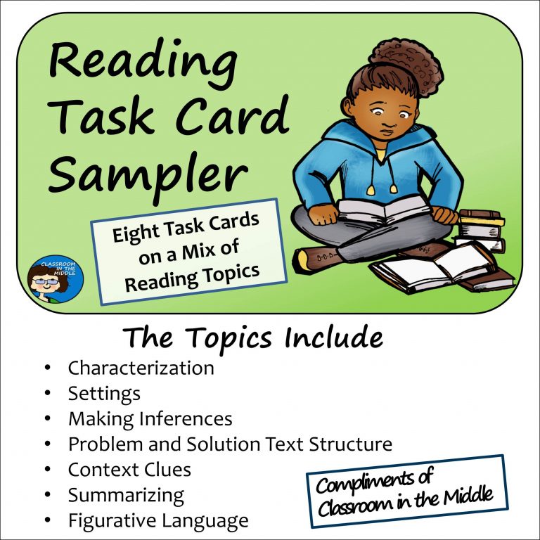 The cards in this sampler introduce essential reading objectives that ...