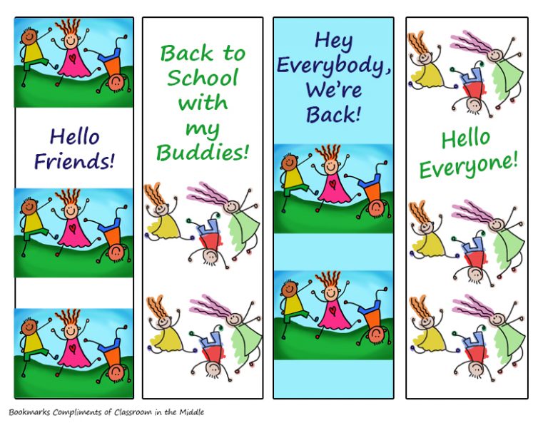 Back to School Bookmarks 2024
