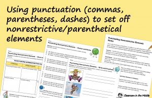 Using Punctuation (Commas, Parentheses, Dashes) to Set Off ...