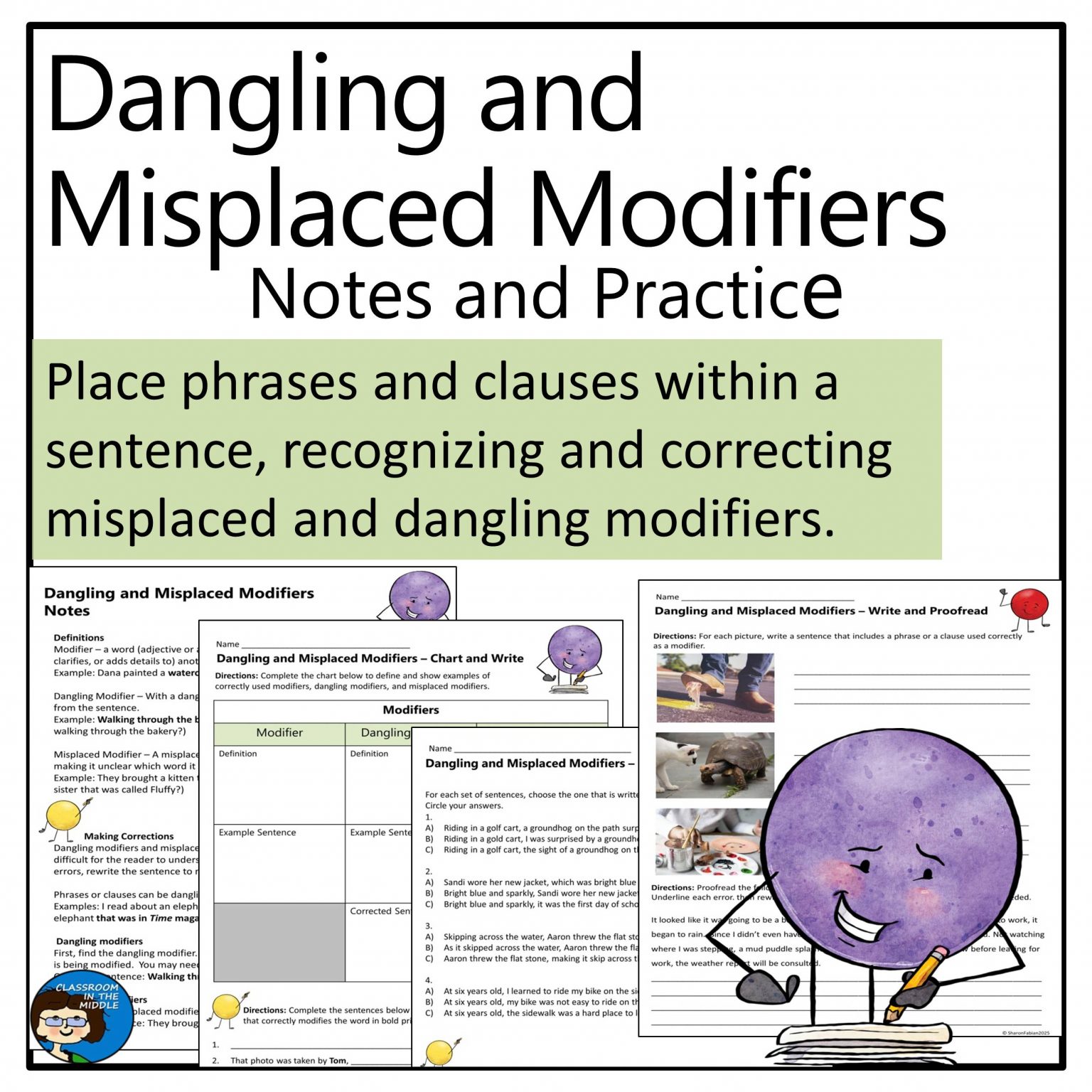 Correcting Dangling and Misplaced Modifiers