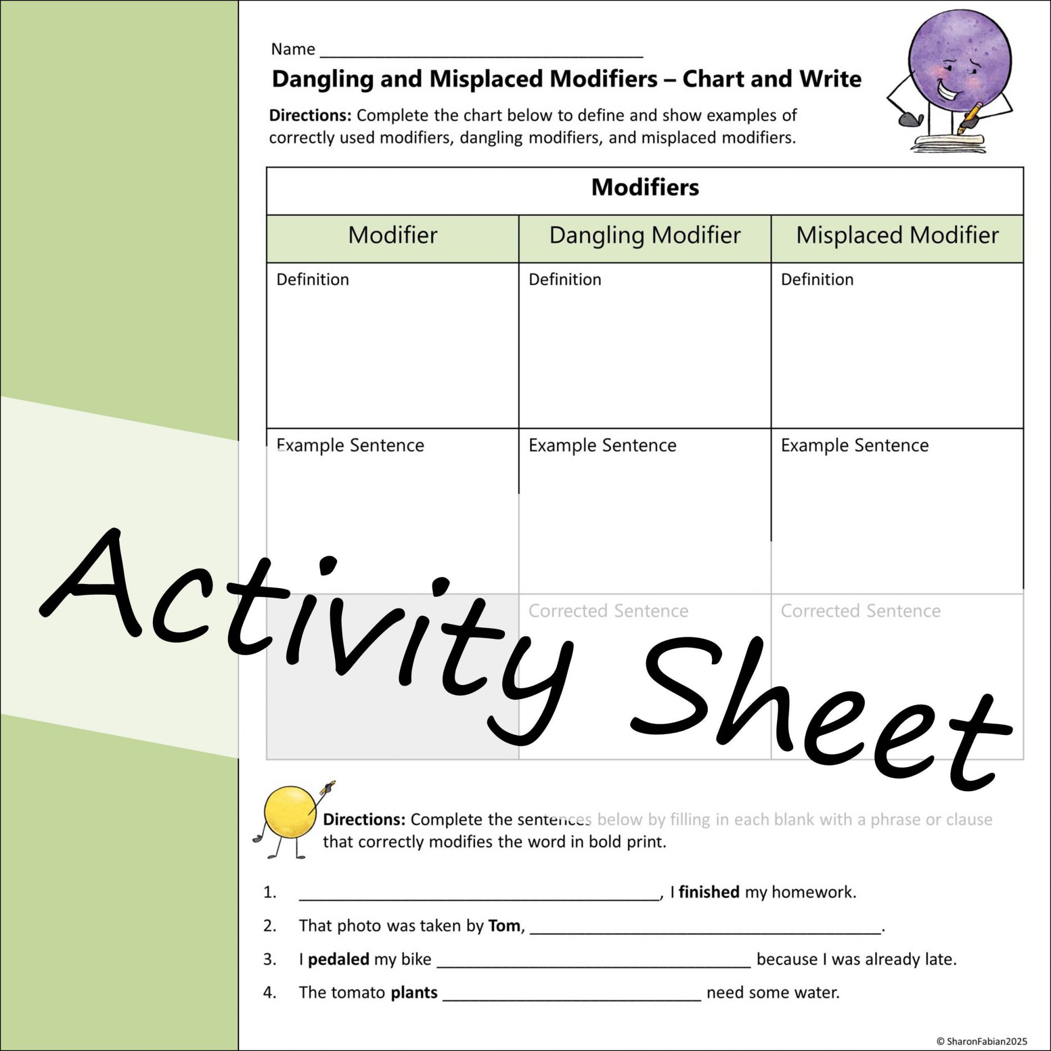 Correcting Dangling and Misplaced Modifiers