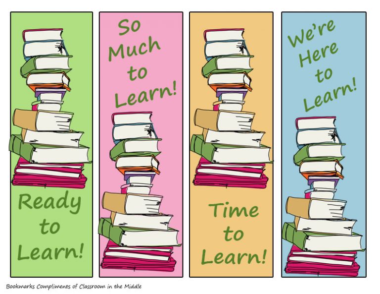 Back to School Bookmarks 2025