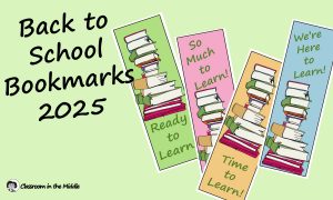 Back to School Bookmarks 2025