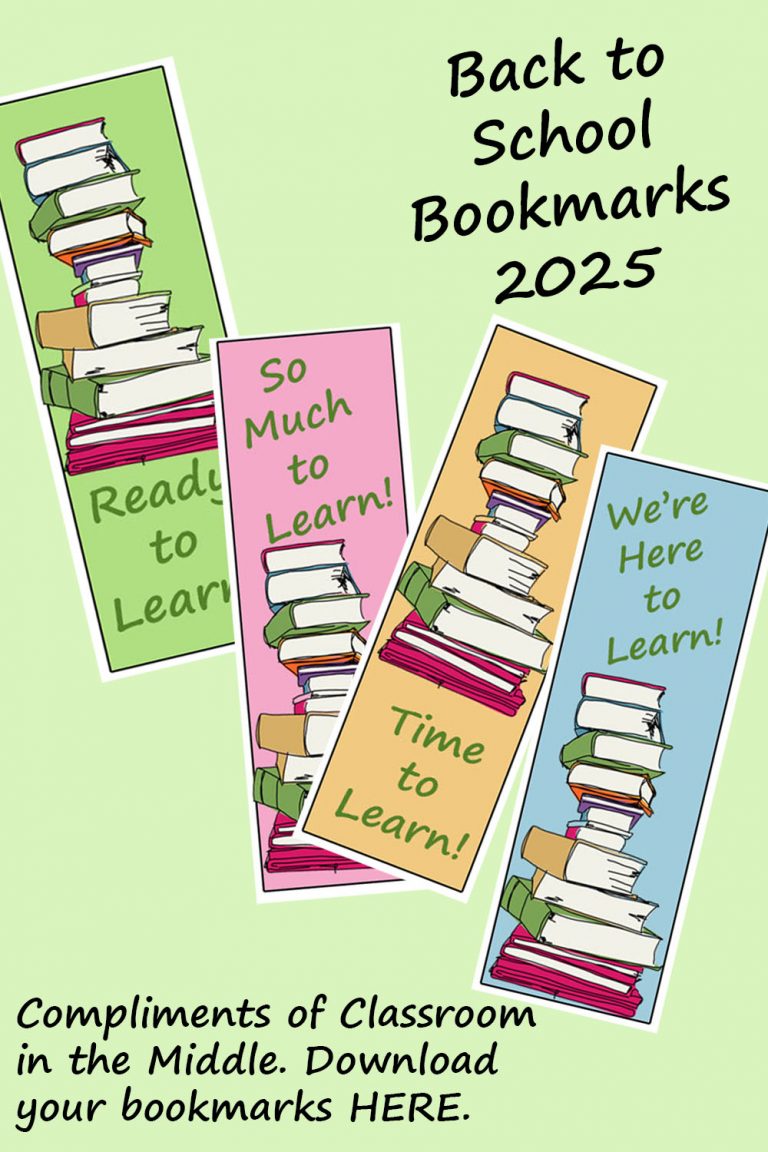 Back to School Bookmarks 2025